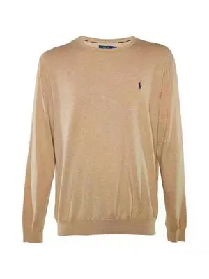 Polo Ralph Lauren Embroidered Logo Sweater - Neutrals