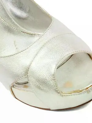 SERGIO ROSSI Slingback Platform Sandals