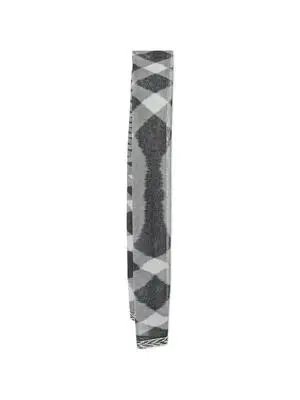 Missoni Diamond-pattern Lurex-knit Scarf - Grey