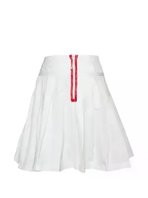 Dolce & Gabbana Pleated Mini Skirt - White