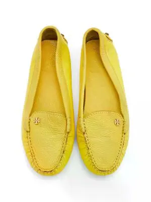 Tory Burch Patent Leather Logo Loafers