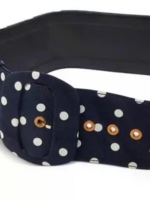 Moschino Polka Dot Buckle Belt