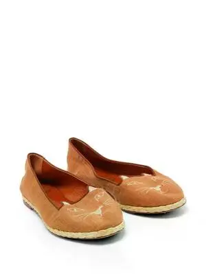 CHARLOTTE OLYMPIA Kitty Canvas Espadrilles