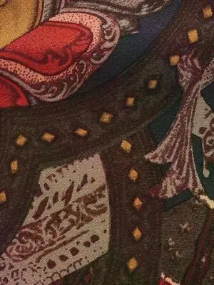 Gianfranco Ferre Silk Paisley Print Tie
