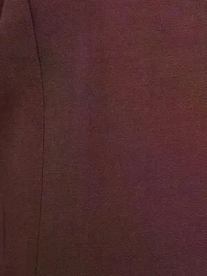 Marni Burgundy Peplum Hem Jacket - Red