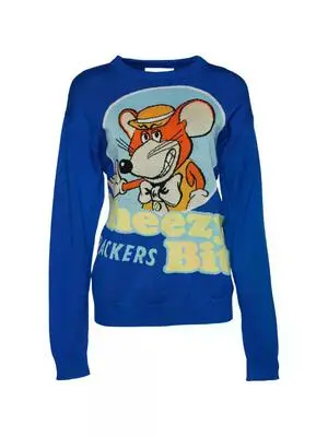 Moschino Cheezy Bits Intarsia Knit Sweater