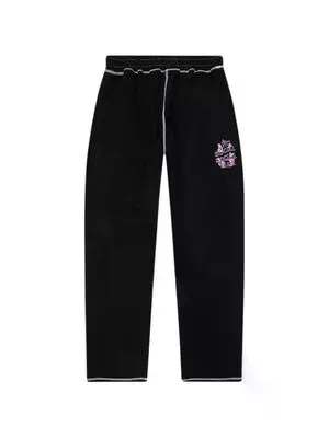 ANTI SOCIAL SOCIAL CLUB Contrast-stitch Track Pants - Black