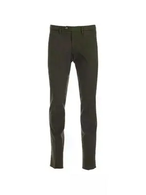 AL DUCA D’AOSTA 1902 Cropped-length Chino Trousers - Green