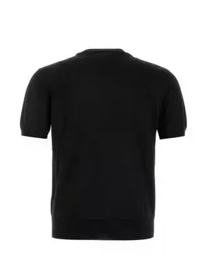 Valentino Garavani Knitted Short Sleeve Crew Neck Sweater