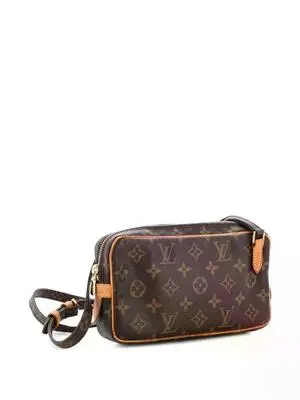 LOUIS VUITTON Monogram Canvas Pochette Marly Bandouliere Bag - Brown