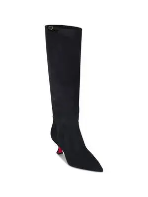 Santoni Pointed-toe Buckled Boots