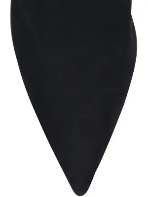 Santoni Pointed-toe Buckled Boots