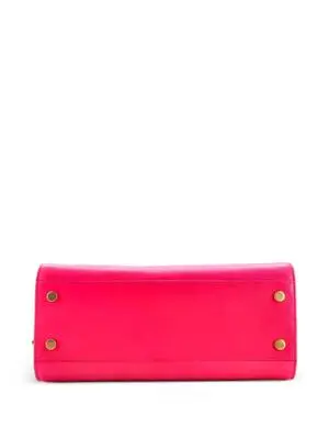 Saint Laurent Monogram Cabas Leather Small Satchel