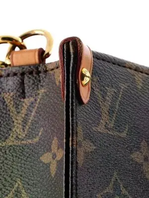 LOUIS VUITTON Sac Plat Nm Monogram Canvas Bag