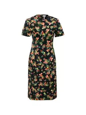 Erdem Floral Print Dress - Black