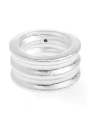 ALLSAINTS Ribbed Texture Wide Band Ring
