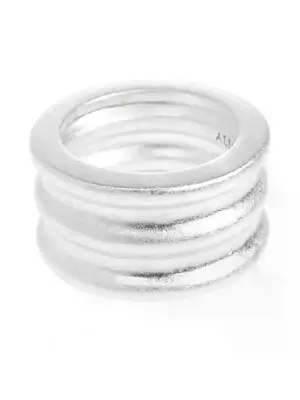 ALLSAINTS Ribbed Texture Wide Band Ring