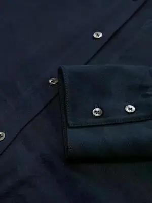 CIRCOLO 1901 Navy Button-up Midi Dress