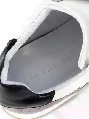 G. BROWN SHOES Panelled Leather Sneakers