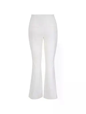 Veronica Beard Pressed-crease Flared Trousers