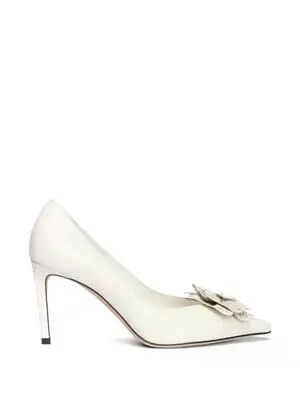 JIMMY CHOO Mimmi Flower-appliqué Pumps