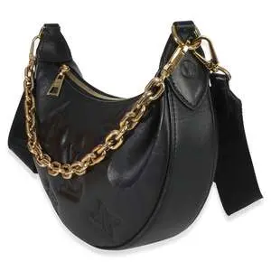 LOUIS VUITTON Calfskin Bubblegram Over The Moon Shoulder Bag