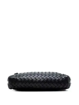 Bottega Veneta Nappa Intrecciato Nodini Crossbody Bag - Black