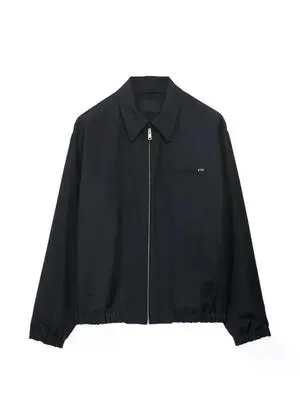 Prada Mohair Wool Blouson Jacket - Blue