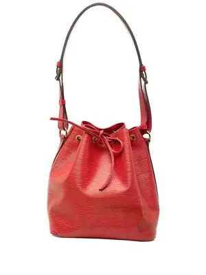 LOUIS VUITTON Epi Leather Petit Noe Bucket Bag - Red