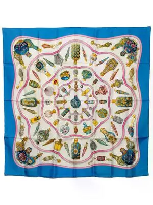 Hermès 2000-2025 Qu Importe Le Flacon Silk Scarf 90 Scarves - Multicolour