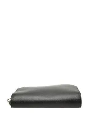 LOUIS VUITTON Taiga Leather Baikal Clutch Bag - Black