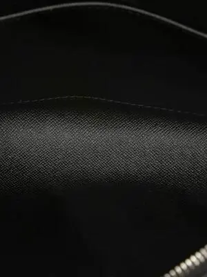 LOUIS VUITTON Taiga Leather Baikal Clutch Bag - Black