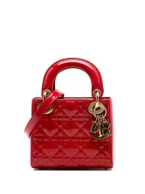 Dior Mini Lady Satchel - Red