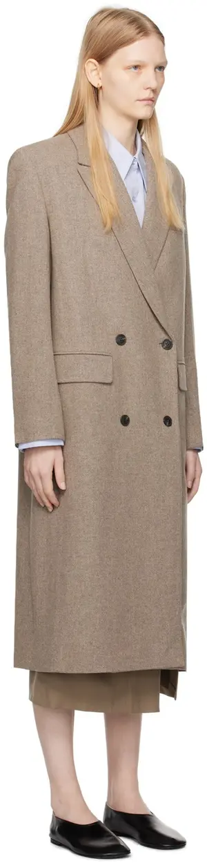 LOW CLASSIC Long Sleeve Double-breasted Coat
