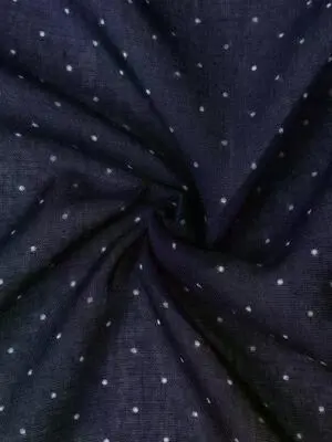HACKETT LONDON Polka-dot Fringed Scarf