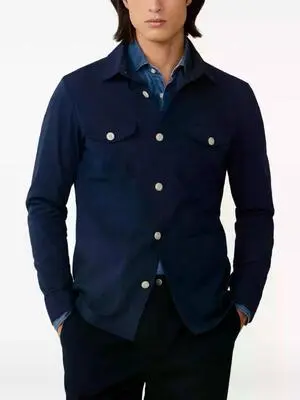 HACKETT LONDON Seersucker Jacket - Blue