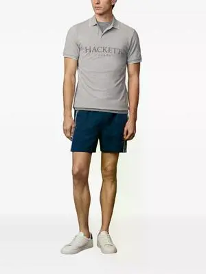 HACKETT LONDON Logo-print Pique Polo Shirt