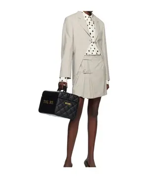 Moschino Pleated Skirt With Buckle Detail