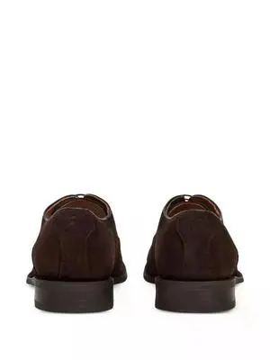HACKETT LONDON Suede Toe-cap Oxford Shoes