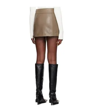 Issey Miyake Zipper Mini Skirt