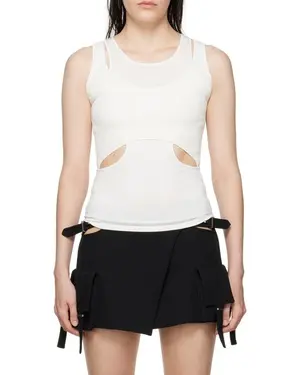 DION LEE Interlink Knitted Tank Top - Multicolor