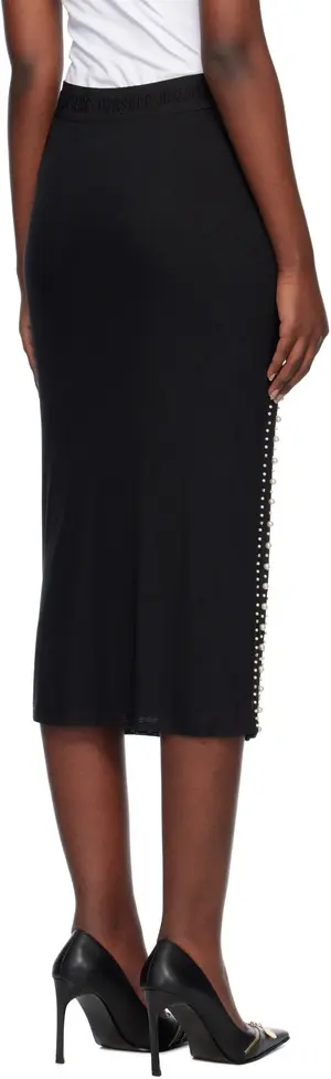 Versace Embellished Elasticated Waist Skirt
