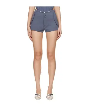 DION LEE Parachute Mini Shorts - Nude