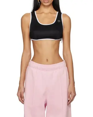 AMBUSH Lace-up Cropped Top