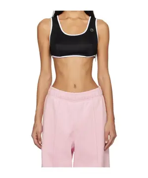 AMBUSH Lace-up Cropped Top