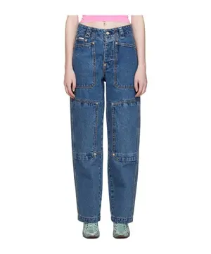 Eytys Straight-leg Paneled Jeans