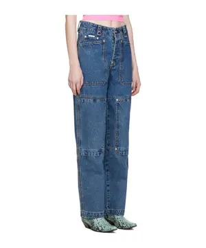 Eytys Straight-leg Paneled Jeans