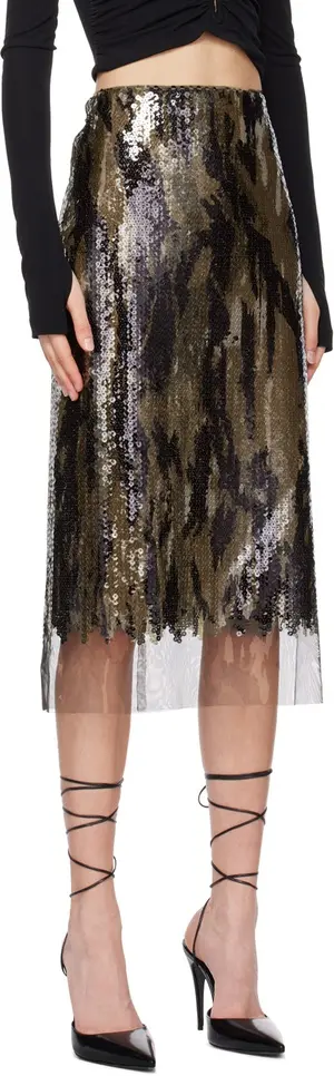DION LEE Horizontal Mid-length Skirt