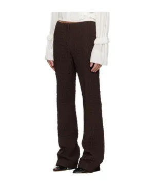 Tory Burch Slim Wool And Silk Pants