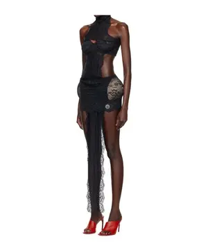 JEAN PAUL GAULTIER X Shayne Oliver Backless Lace Dress